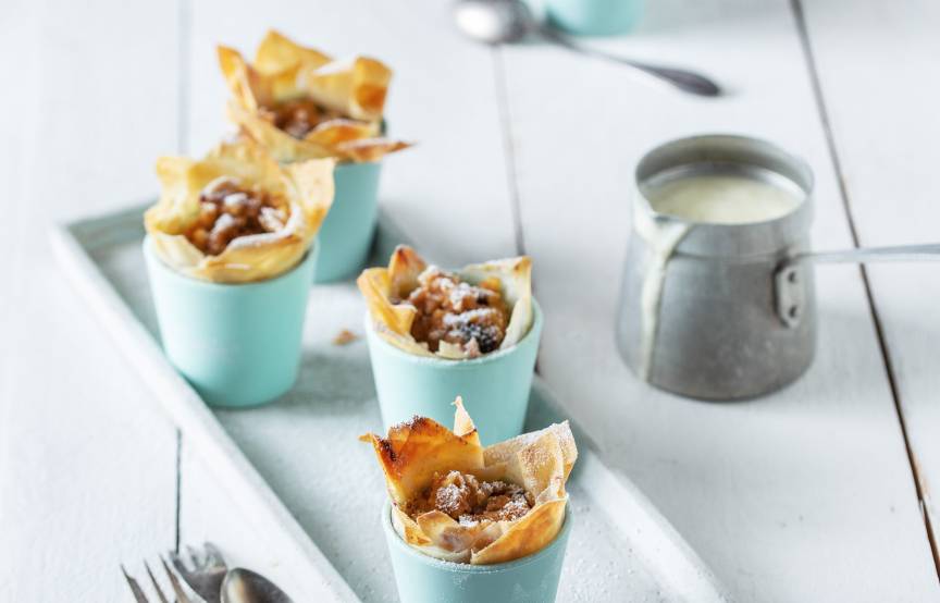 Apfelstrudelküchlein mit Filoteig aus dem Monsieur Cuisine | ZauberMix Club