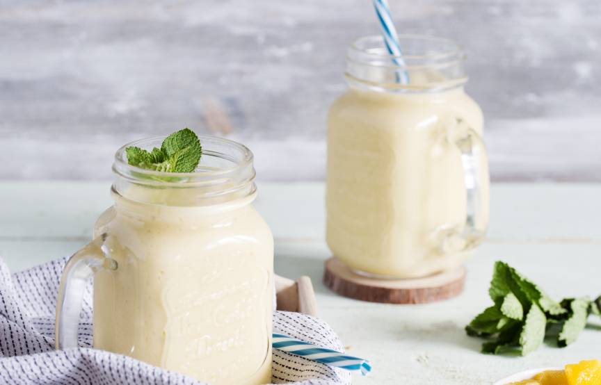 Mango Lassi Mit Kokosmilch
