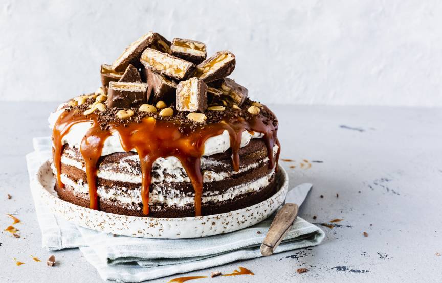 Snickers-Torte lecker mit dem Monsieur Cuisine | ZauberMix Club