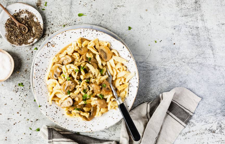 Spätzle mit Jägersoße im Monsieur Cuisine | ZauberMix