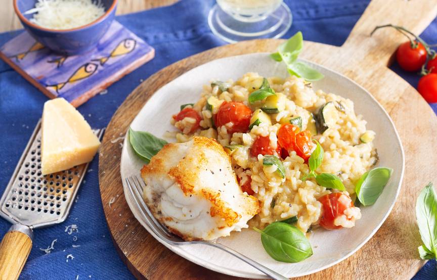 Risotto mit Kabeljau im Monsieur Cuisine | ZauberMix Club