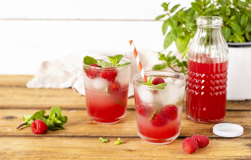 Limonadensirup „Himbeer-Rhabarber“ mit demMonsieur Cuisine | ZauberMix Club