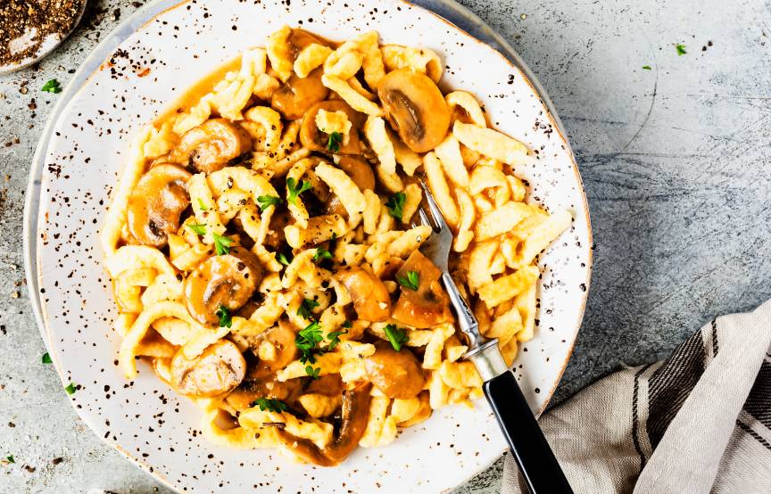 Spätzle mit Jägersoße im Monsieur Cuisine | ZauberMix Club