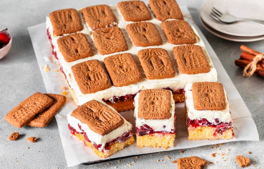 Spekulatius-Kirsch-Schnitten | ZauberMix