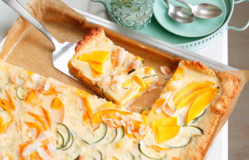 Zucchini-Mango-Quiche | ZauberMix
