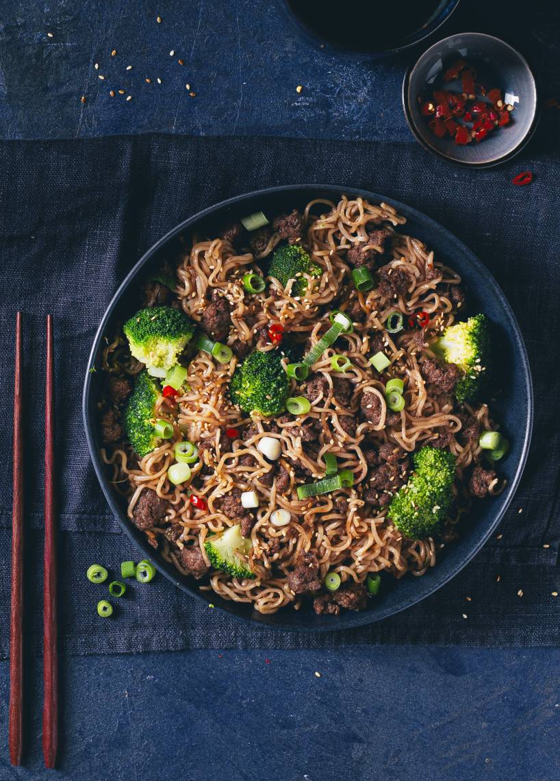 Ramen Stir Fry mit Rind aus dem Monsieur Cuisine | ZauberMix